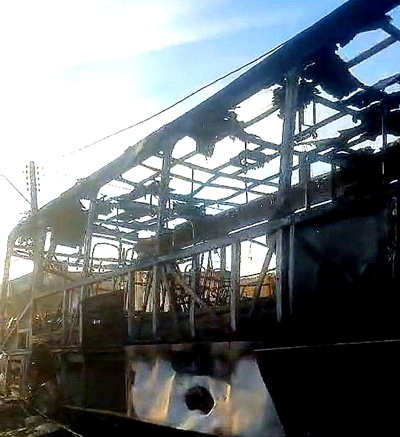 O caso do incêndio ao ônibus de Timon na noite de quinta (18) - Elias ...